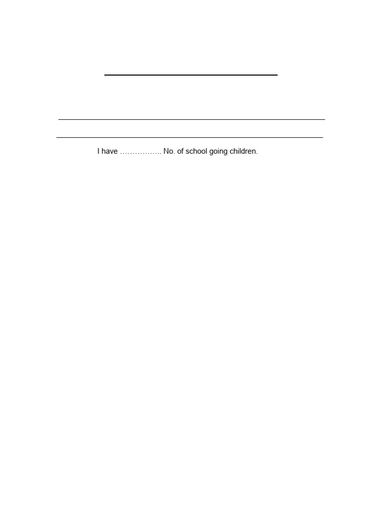 Education Allowance Declaration Form | PDF