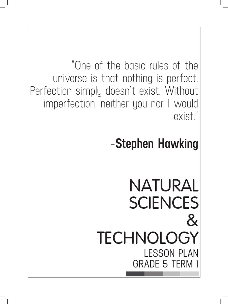 Grade 5 Natural Science Term 1 Plans | PDF | Educational Assessment ...
