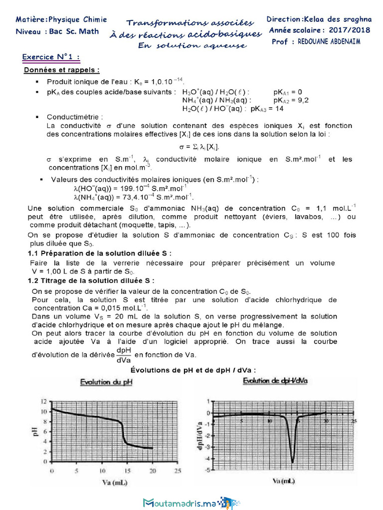 exercices-pc-2bac-sp-international-fr-16-3 | PDF