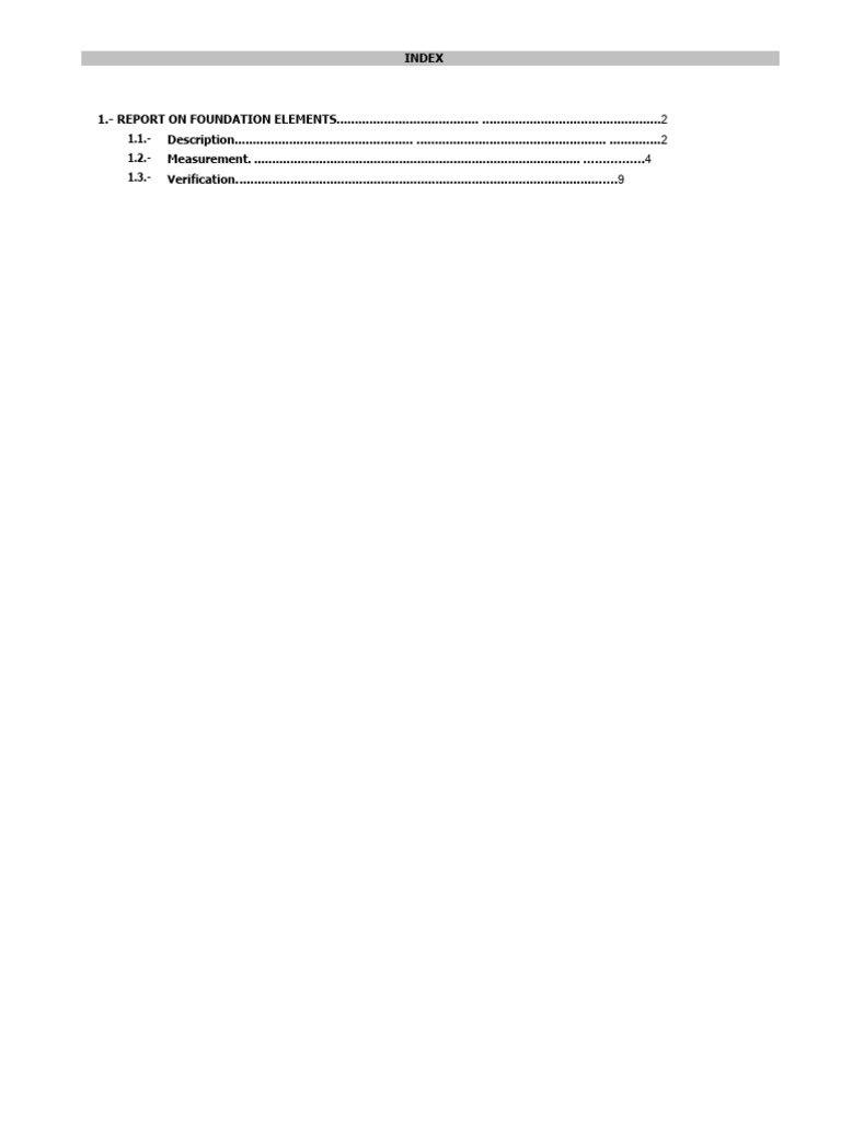 Foundation report | PDF | Length | Force