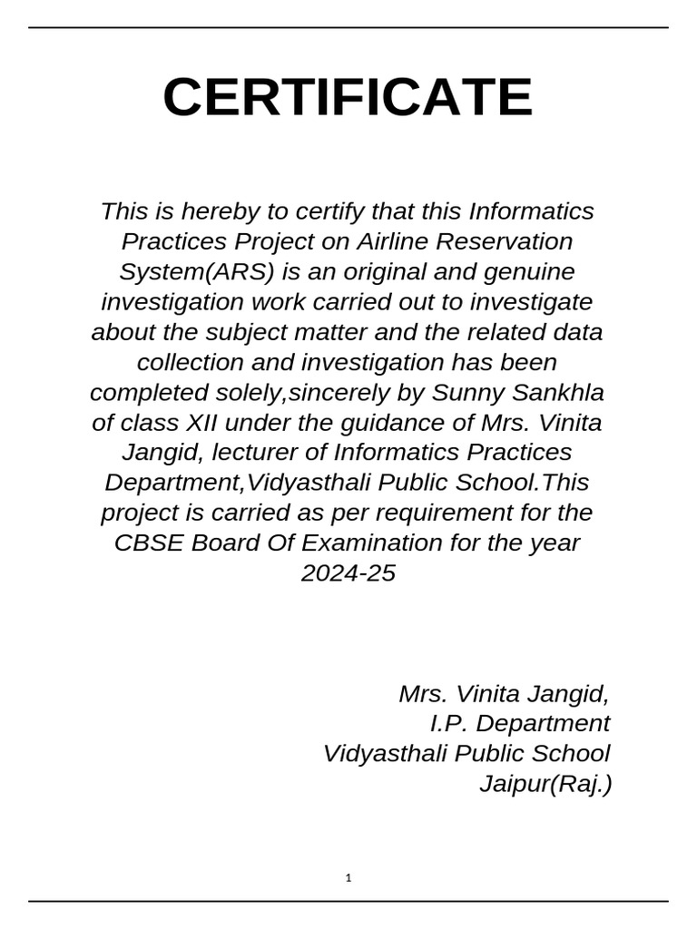 Student S Airline System Project Pdf Software Testing Computer