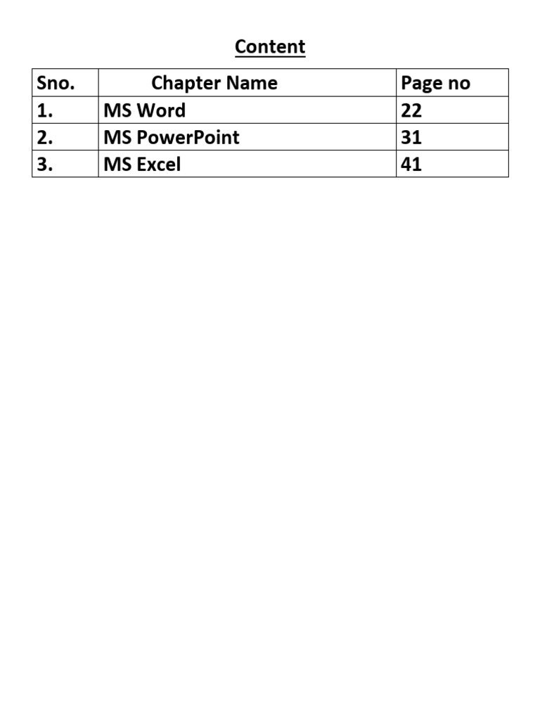 Word Content | PDF