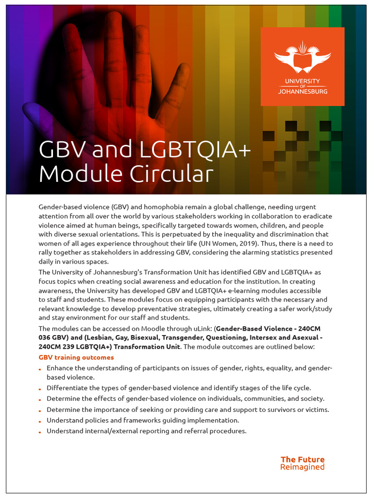 online training | PDF | LGBTQIA+ Studies | Lgbt