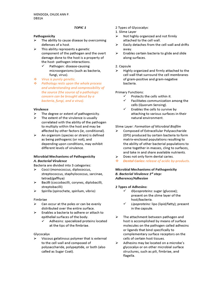 Infection Control Notes | PDF | Virus | Infection