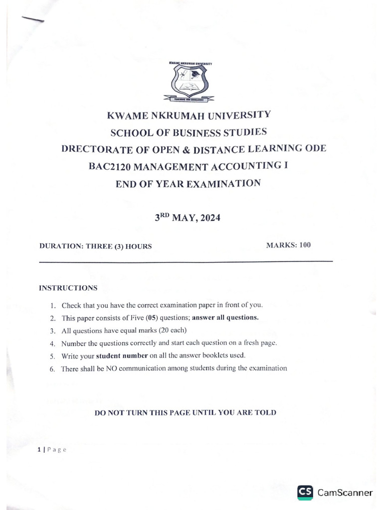 Bac - 2120 Odl Final 2024. | PDF