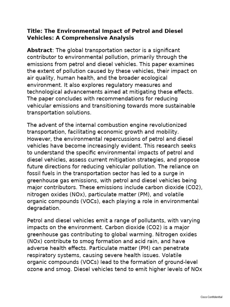 Research On Pollution Effects | PDF | Air Pollution | N Ox