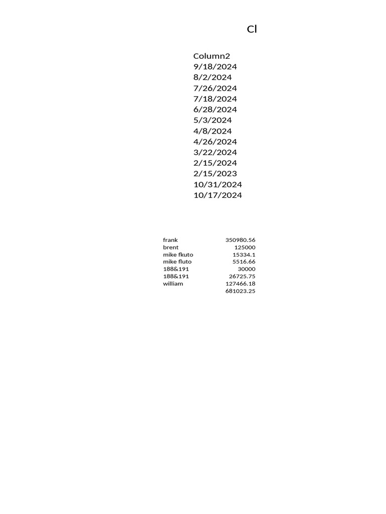 Total Payments Recievd 2024 | PDF