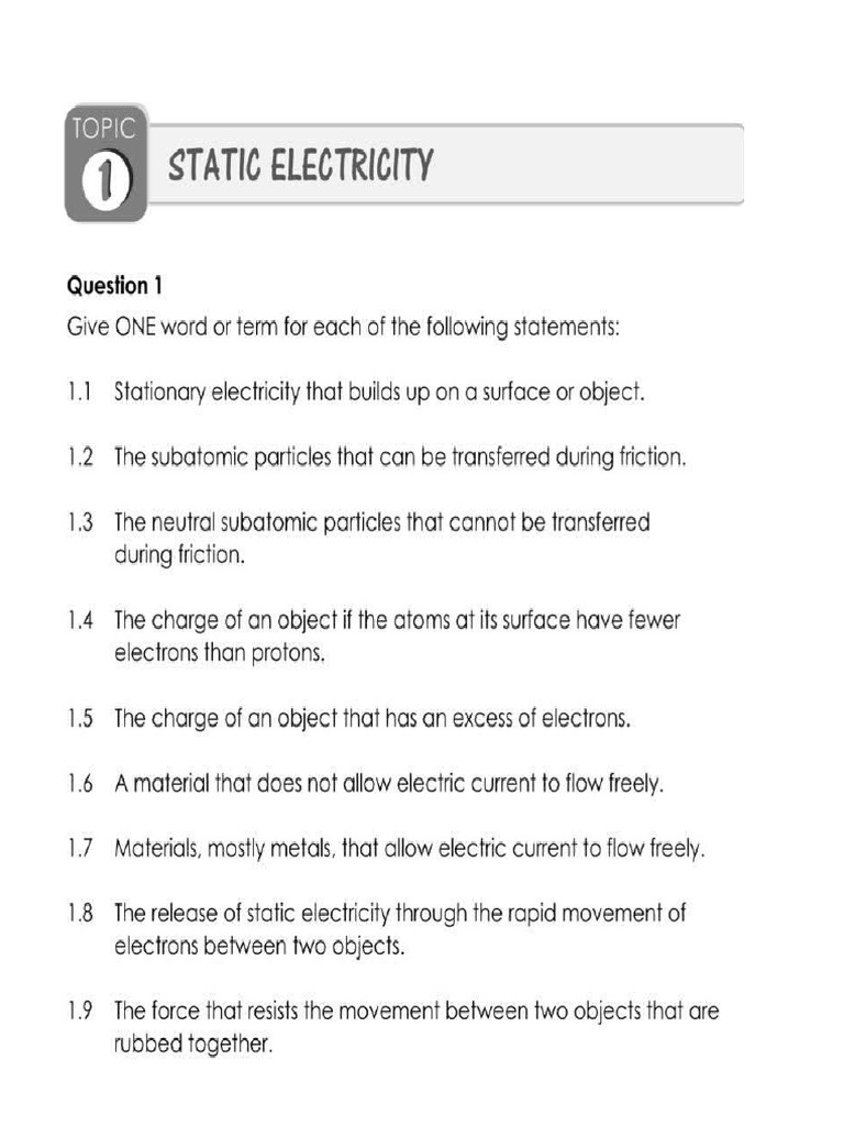 Grade 8 NS Term 3 Questions and Answers | PDF