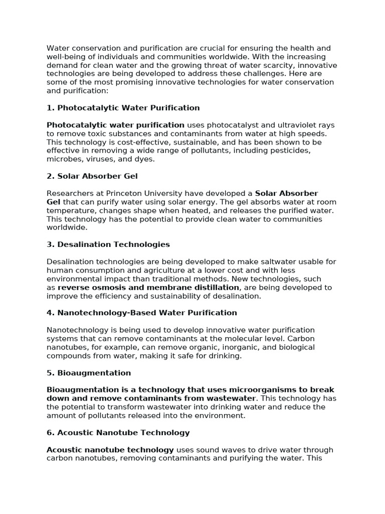 water conservation | PDF | Reclaimed Water | Desalination