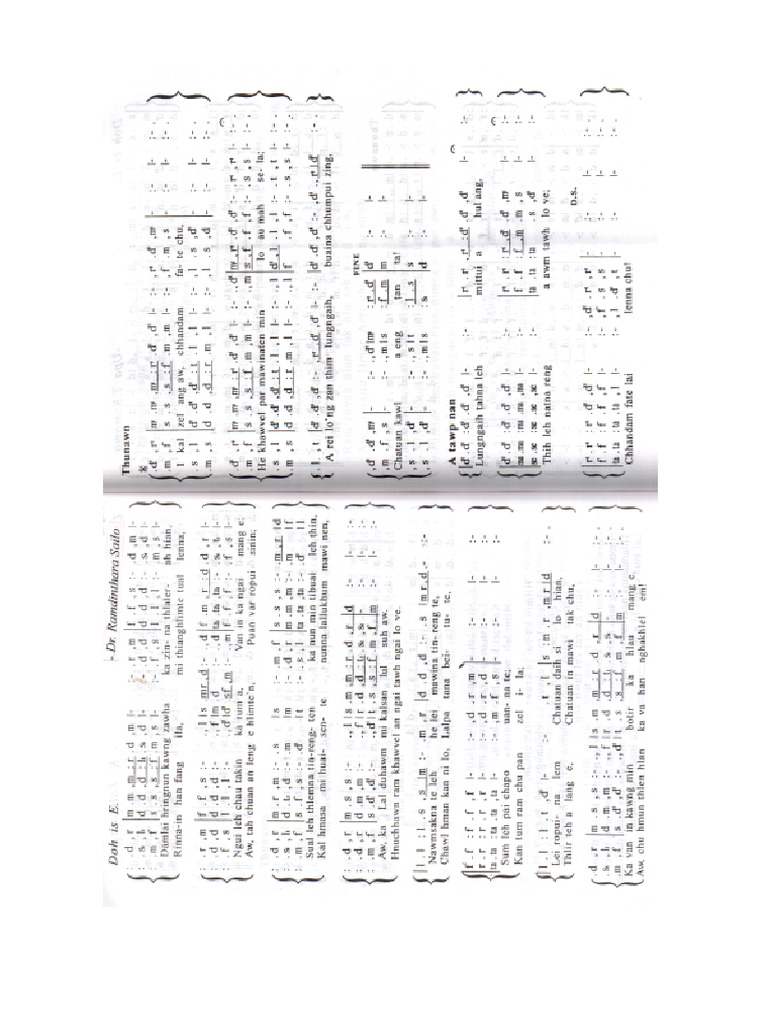Chatuan Kawl A Eng Tan Ta | PDF
