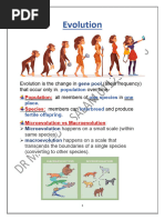 Evolution Notes Class 12 | PDF | Evolution | Natural Selection