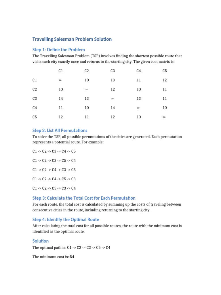 TSP_Solution_with_Steps | PDF