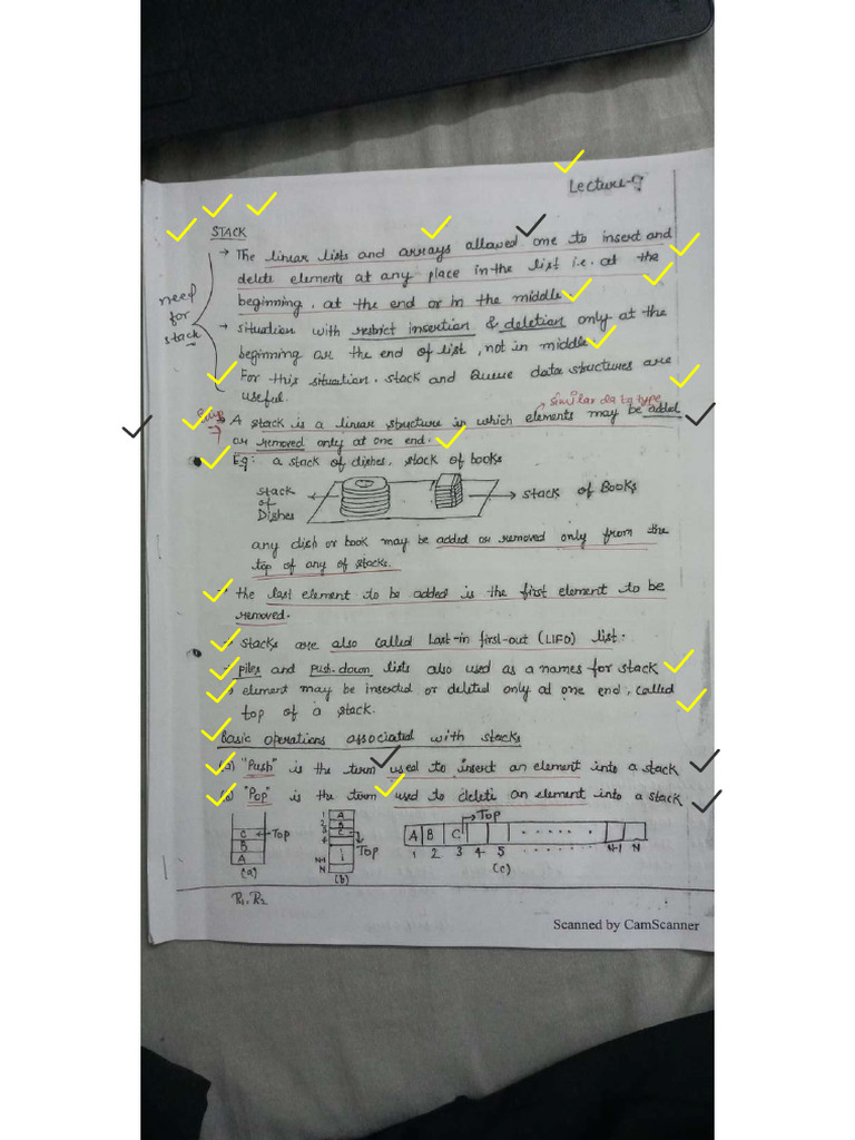 Stacks and Queues Notes | PDF