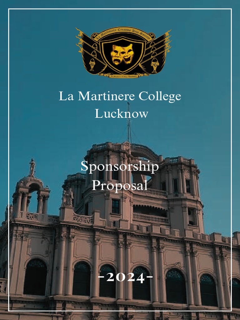 La Martiniere College Sponsorship Proposal | PDF | Human Communication