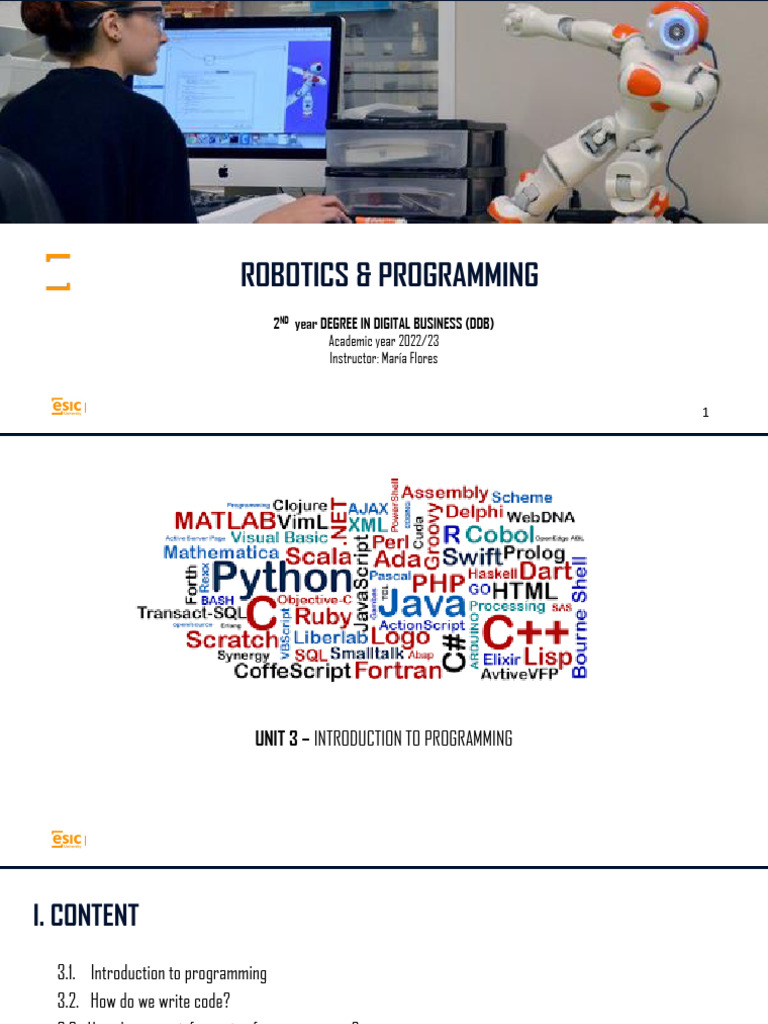 Unit3_introduction to Programming | PDF | Programming Language | Computer Programming