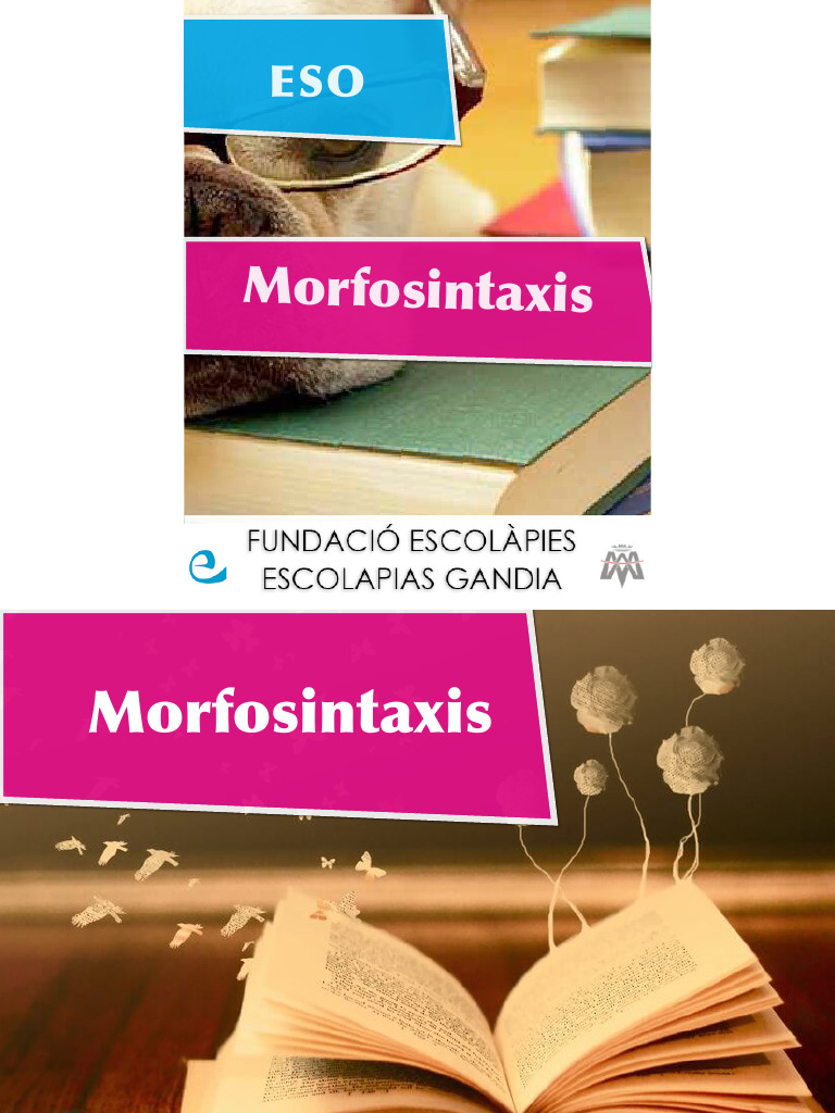 Morfosintaxis 1 | PDF | Verbo | Adverbio