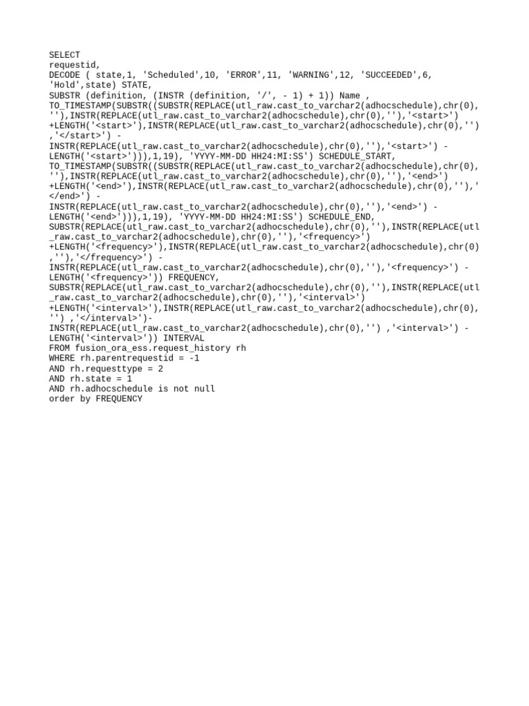 2 Show All ESS Schedules | PDF