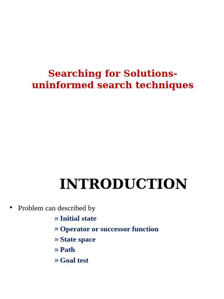3-Module2 - Introduction To Problem Solving by Searching Methods-30-07-2024 | PDF | Queue ...