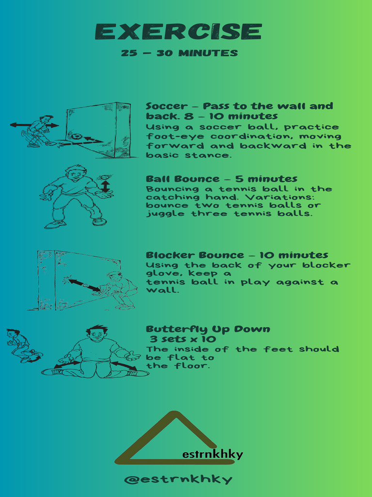 Goalie Exercise Program 1 | PDF