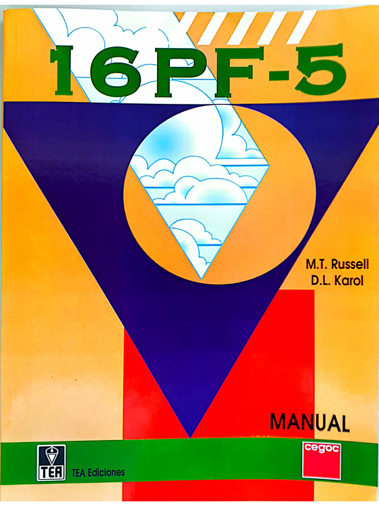 16 PF Manual | PDF