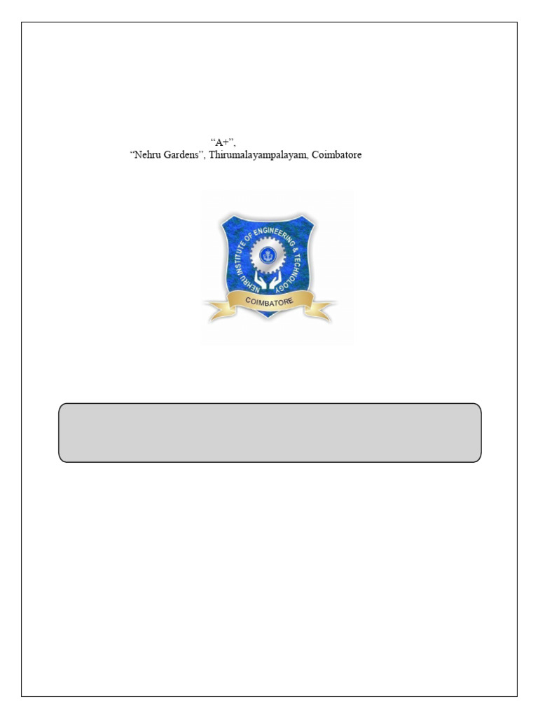 Deep Learning Practical Front Pages | PDF