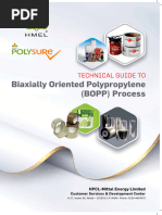 Processing of Bopp Film | PDF | Polymers | Applied And ...