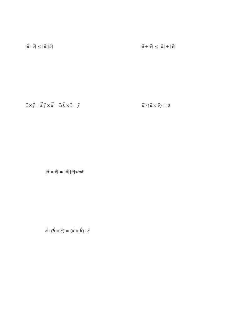 Math Vectors Quiz: Theorems & Proofs | PDF