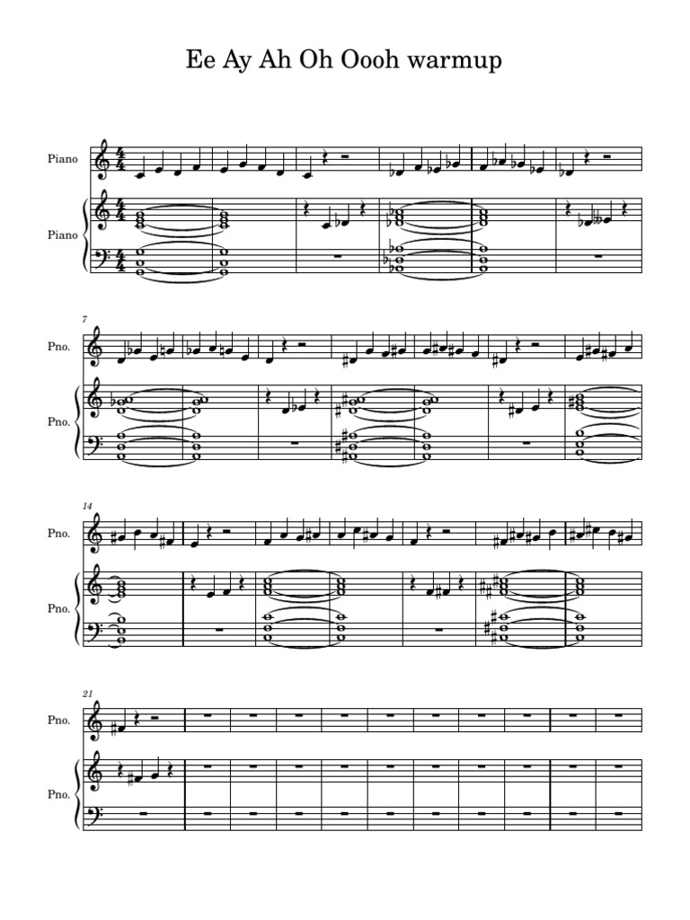Ee Ay Ah Oh Oooh | PDF