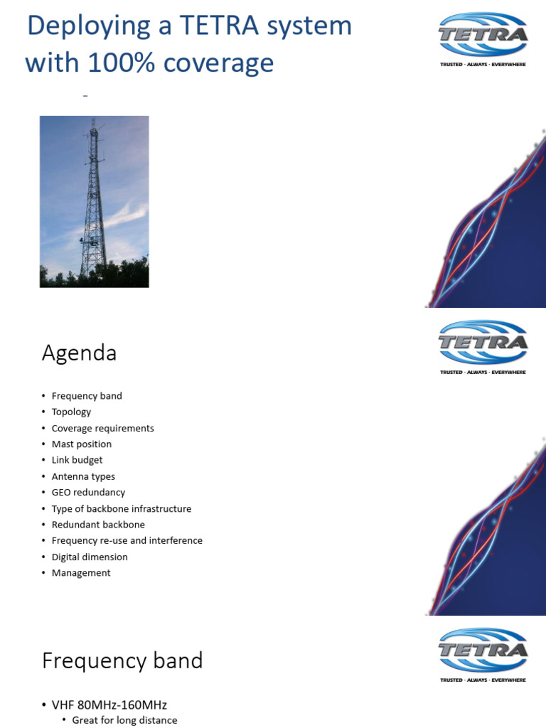 TETRA Antenna System Deployment Guide | PDF | Antenna (Radio) | Ultra ...