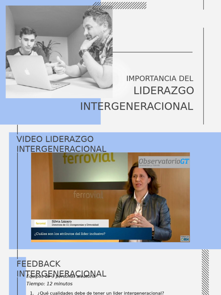 Importancia Del Liderazgo Intergeneracional | PDF | Liderazgo | Sicología