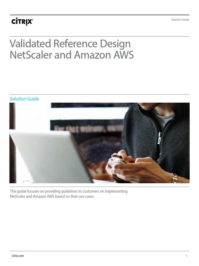 Validated Reference Design Netscaler and Amazon Aws | PDF | Cloud Computing | Load Balancing ...