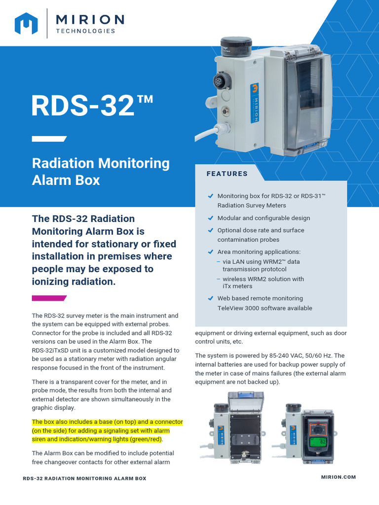 RDS-32-alarm-box | PDF | Electricity | Manufactured Goods