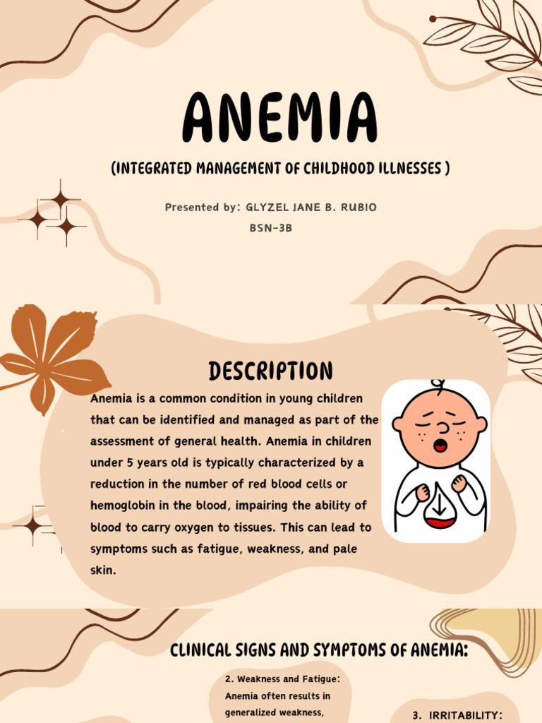 ANEMIA-IMCI-2 | PDF | Anemia | Caregiver