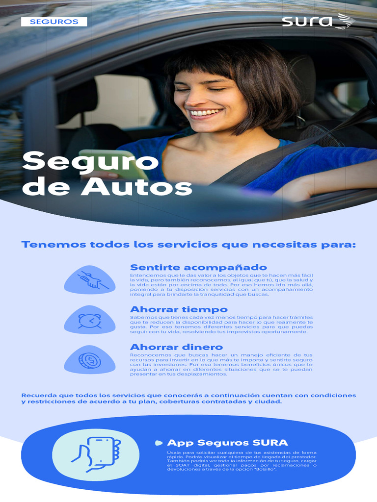 Brochure Seguro Autos | PDF | Coche | Seguro de vehículo