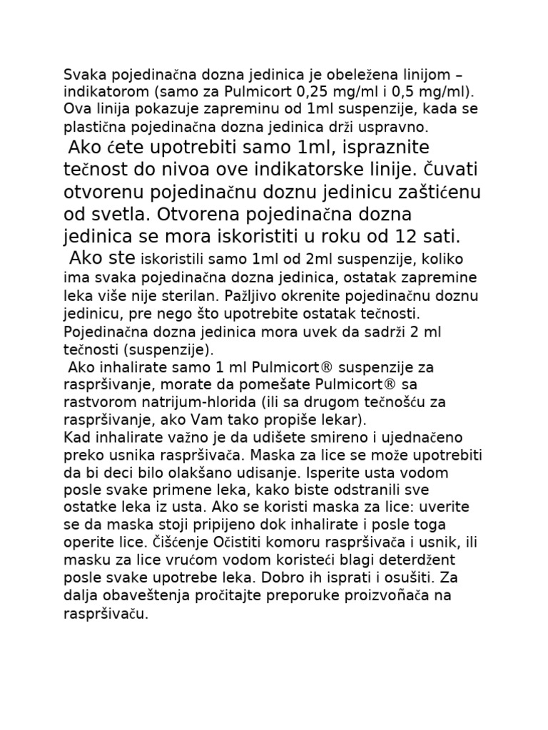 Lek Pulmicort | PDF