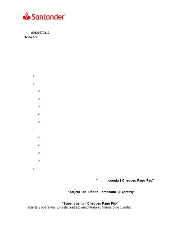 Carta Apertura de Cuenta | PDF | Cheque