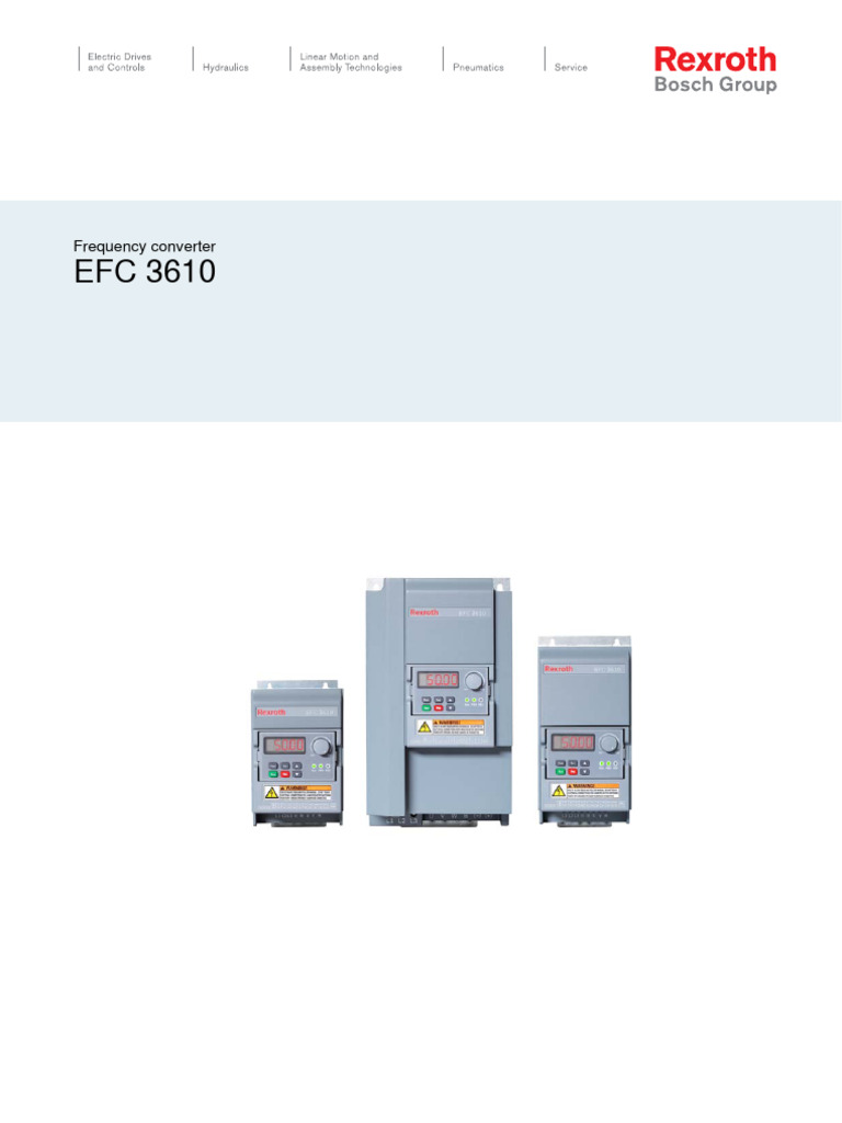 Frequency_converter_EFC3610 | PDF | Mains Electricity | Alternating Current