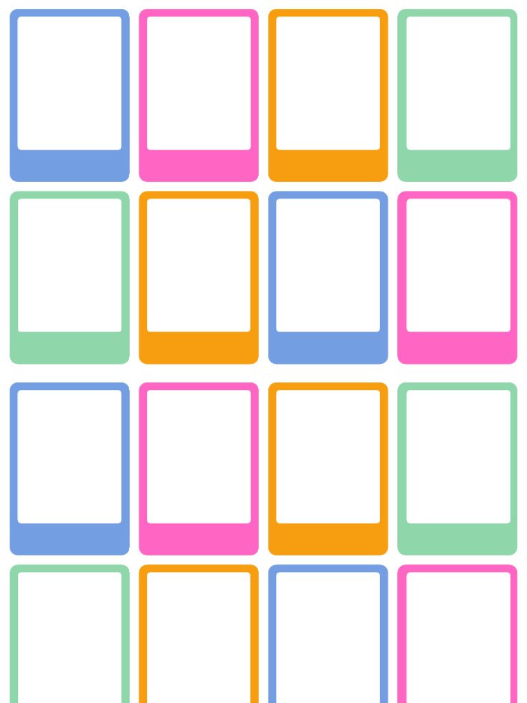 Fichas Didácticas de Colores Con Gráficos Planos Sobre Formas | PDF