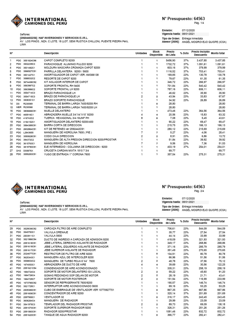 Cot 20064563 Haf | PDF | Transferencia de calor | Motor de combustión interna
