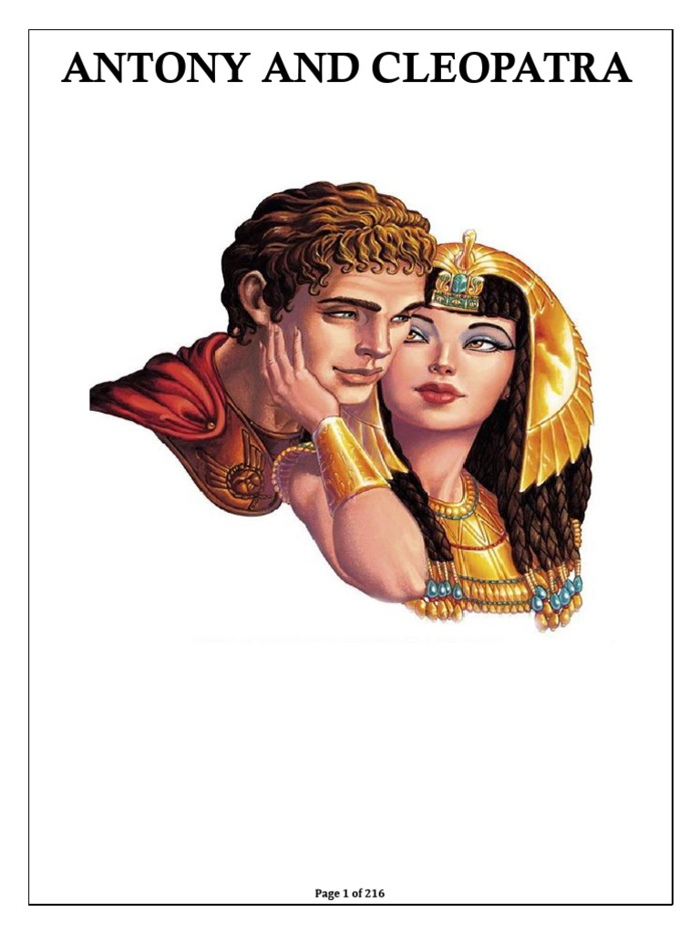 Antony and Cleopatra: Act 1 Summary | PDF | Mark Antony | Cleopatra