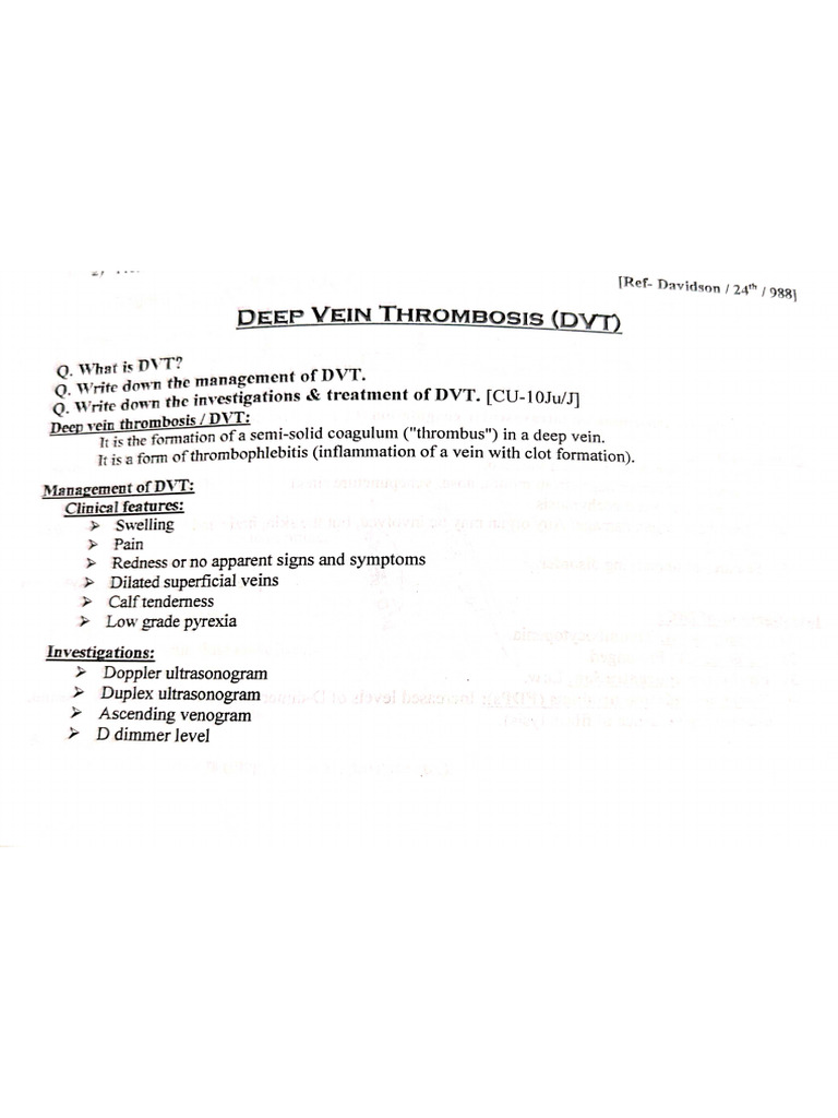 dvt | PDF