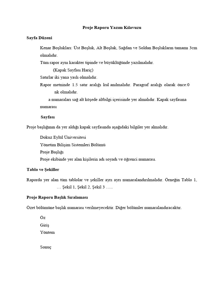 Proje Raporu Yaz_m K_lavuzu | PDF