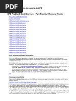 HPE ProLiant Gen9 Memory Matrix Guide | PDF | Computer Data Storage ...