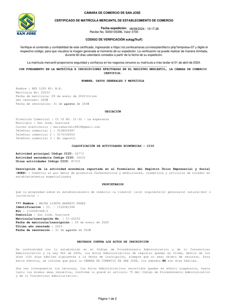 RED LIPS | PDF | Documento de identidad