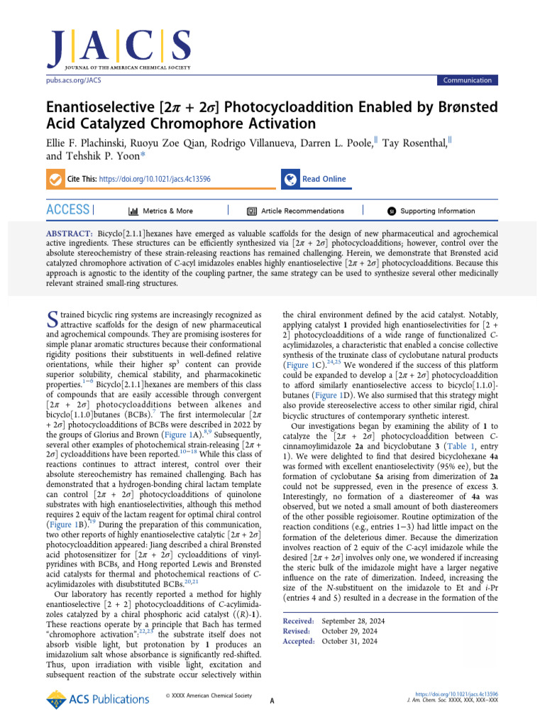 plachinski-et-al-2024-enantioselective-2π-2σ-photocycloaddition-enabled-by-brønsted-acid ...