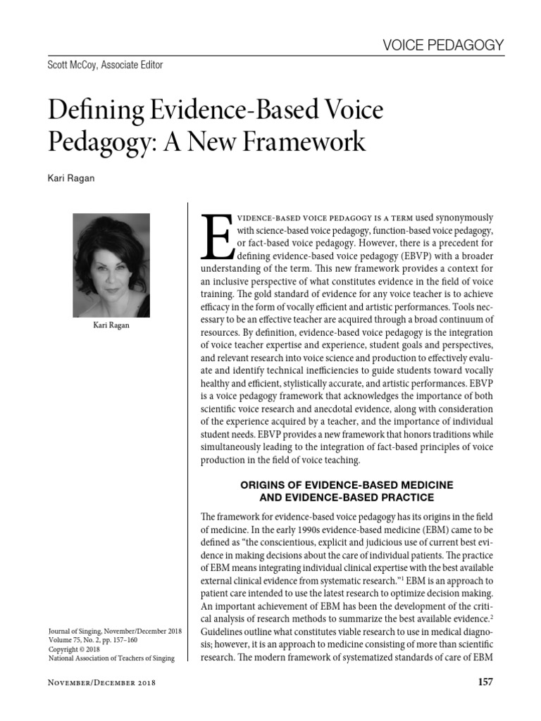 Ragan 2018 Defining-Evidence-Based-Voice-Pedagogy-A-New-Framework-1-1 ...