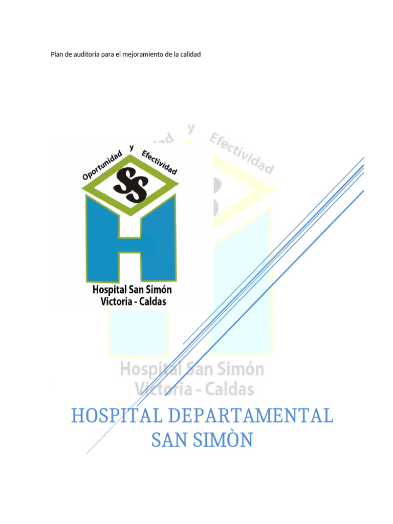 Pamec Final 2016 | PDF | Auditoría | Hospital