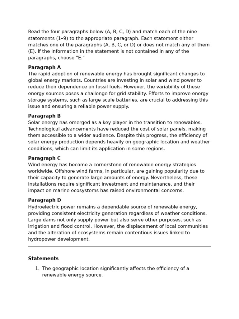 Celpip Task 3 - Reading Muck Up III | PDF | Renewable Energy | Wind Power