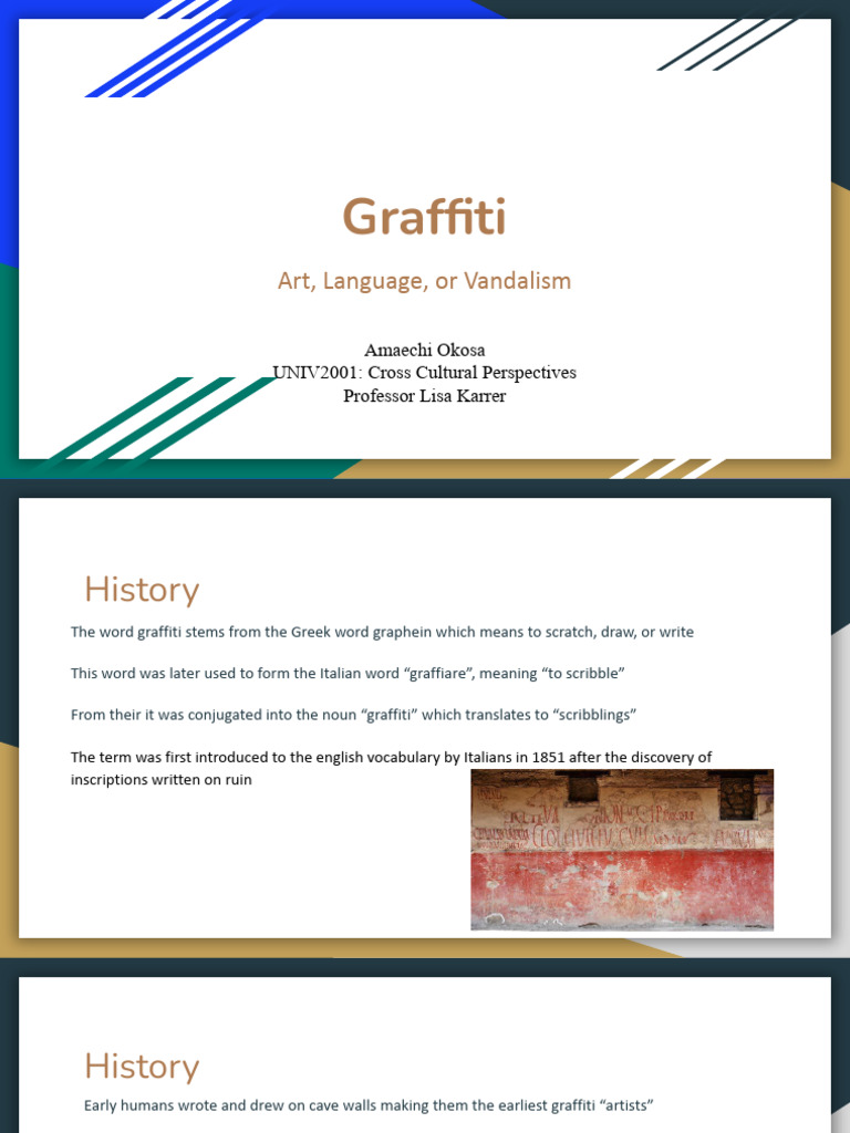 Graffiti: Art, Language, or Vandalism? | PDF | Graffiti