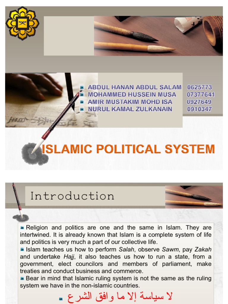 Islamic Political System | Caliphate | Abrahamic Religions